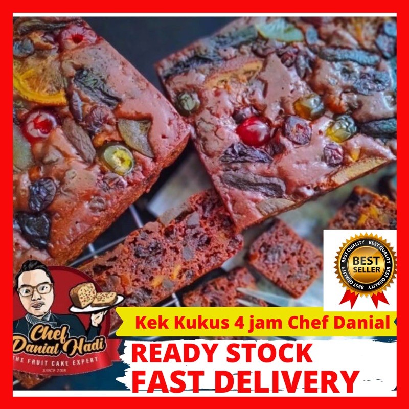 KEK BUAH KUKUS KEK PRUNE 4 JAM KLASIK BY CHEF DANIAL THE FRUIT CAKE ...