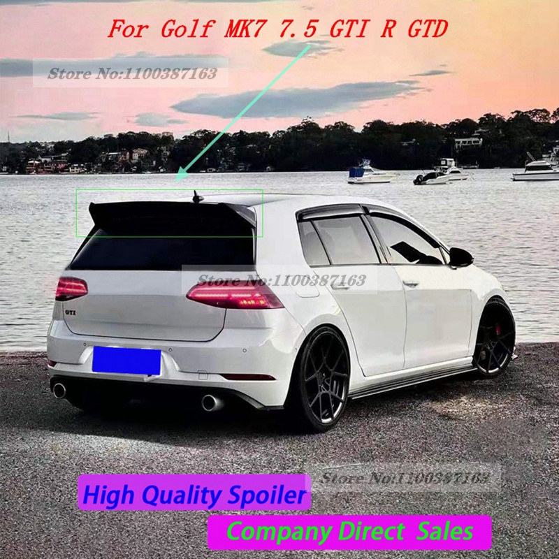 Oettinger Style Roof Spoiler For Volkswagen Golf MK7 7.5 GTI R GTD ABS ...