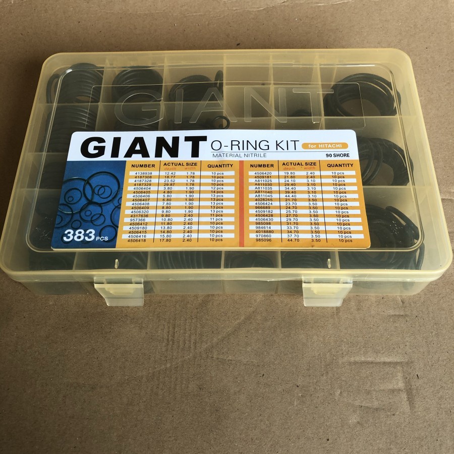 Oring Kit Box Giant NBR 90 Hitachi Oring Kit Hitachi Box Giant | Shopee ...