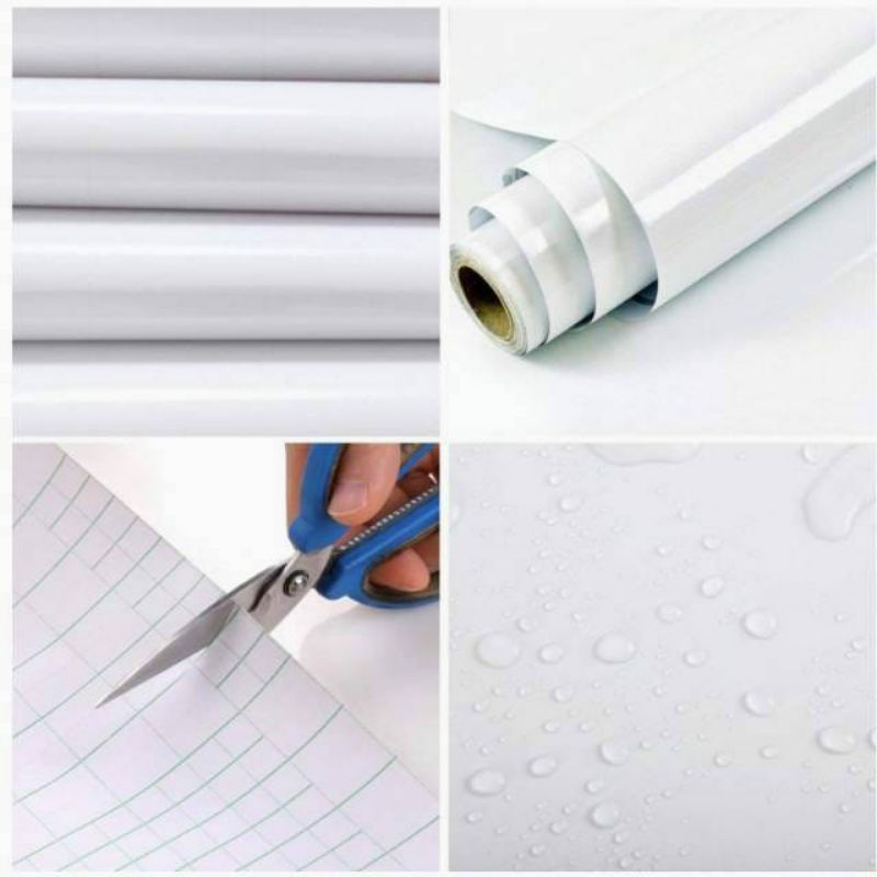 PUTIH KAYU Wallpaper Stickers Cupboard Tables Kitchen Walls Furniture ...