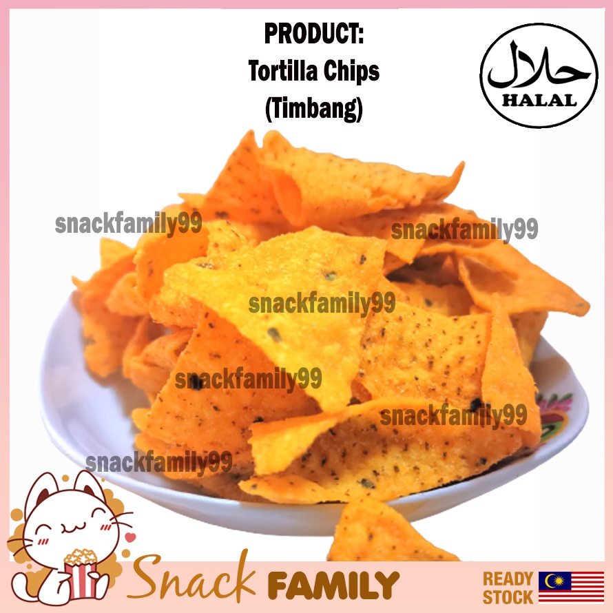 Tes Tortilla Chips 玉蜀黍薯片 (Timbang) 300grm | Shopee Malaysia
