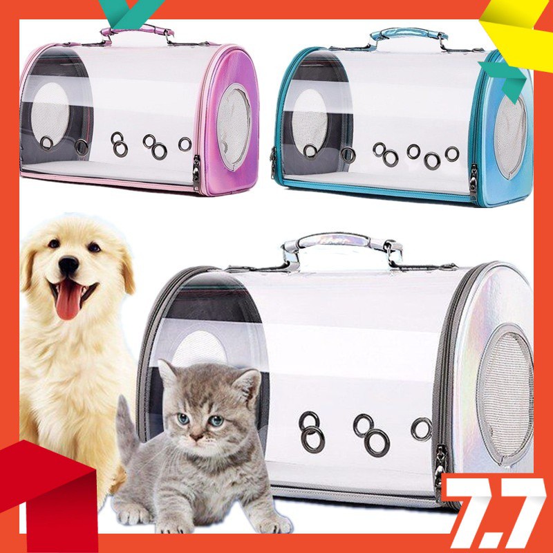 Japanese Elegant Transparent Carrier Pet Bag Beg Kucing | Shopee Malaysia