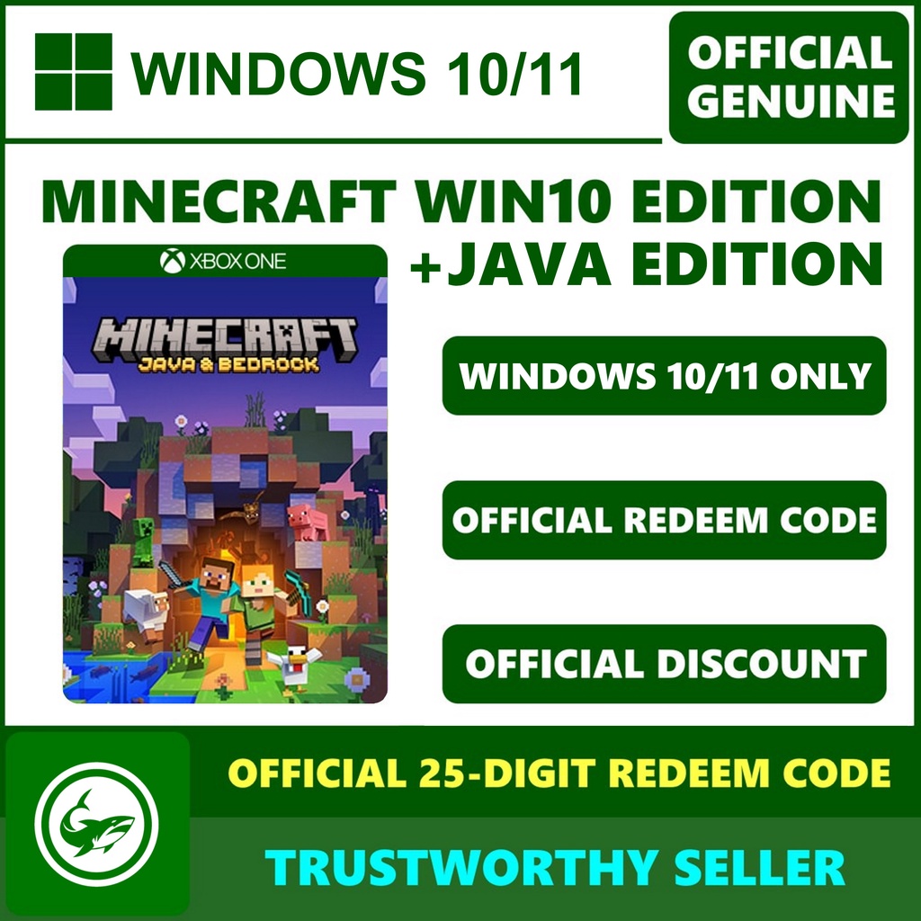 🔥Minecraft Java & Bedrock Edition Cheapest Price [Windows 10/11]24 Hour ...