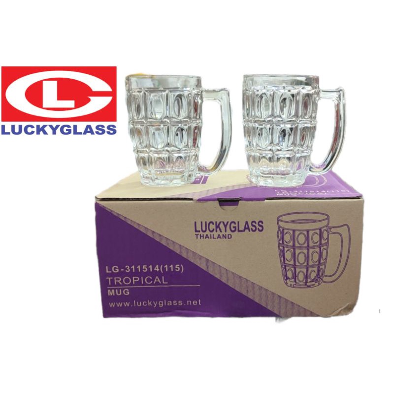 ORIGINAL THAILAND LUCKY GLASS MUG / GLASSES / GELAS / CAWAN / BEER MUG | Shopee Malaysia