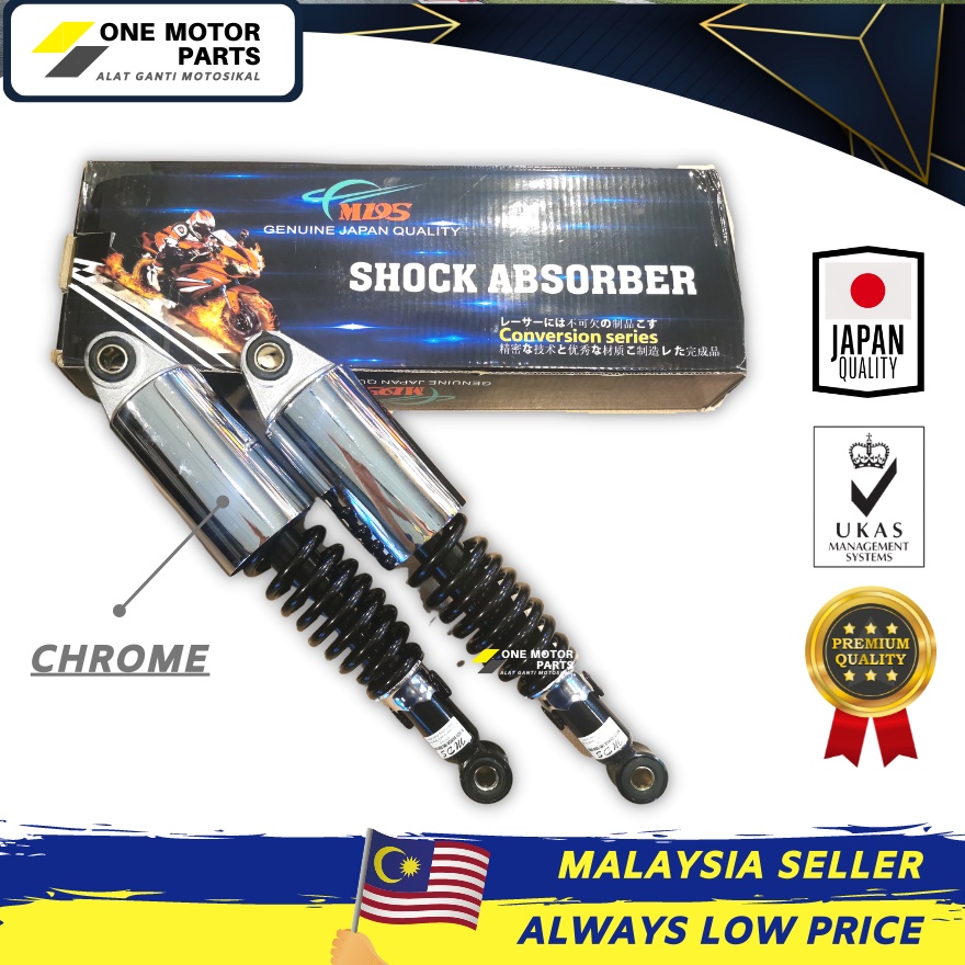 CHROME ABSORBER MDS MODENAS KRISS TWIN SHOCK MITRATECH KRISS 1 2 / KRISS 100 / KRISS 120 ...