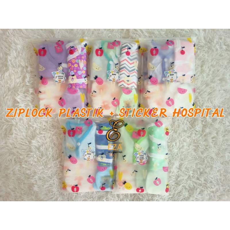 Gift Sets Ziplock Plastik Bercorak + Sticker Hospital (1 SET 5 HELAI ...