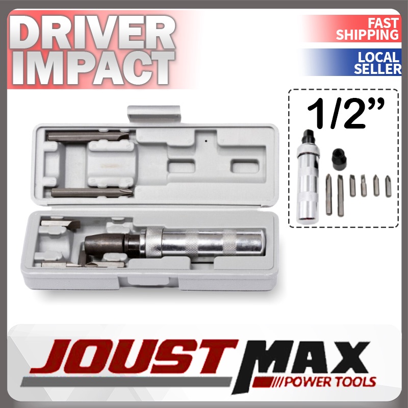 1/2 “ Hand Impact Driver Set with 6 Bits 7PCS LWHT60502 sepana impak ...