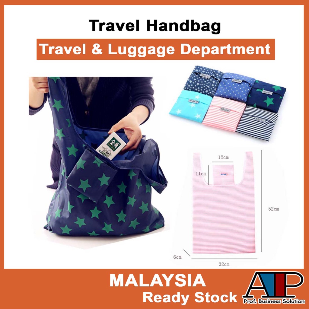 Travel ️ ATP Travel Foldable Shopping Beg Bag Handbag Eco Reusable ...