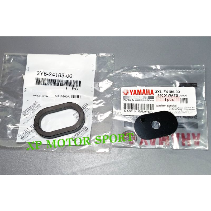 Yamaha RXZ Skru & Washer Besi Plate & Getah Tangki Minyak Fuel Tank ...