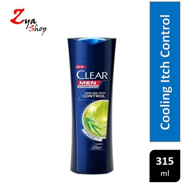 Clear Men Shampoo 315ml - Cooling Itch Control | Shopee Malaysia