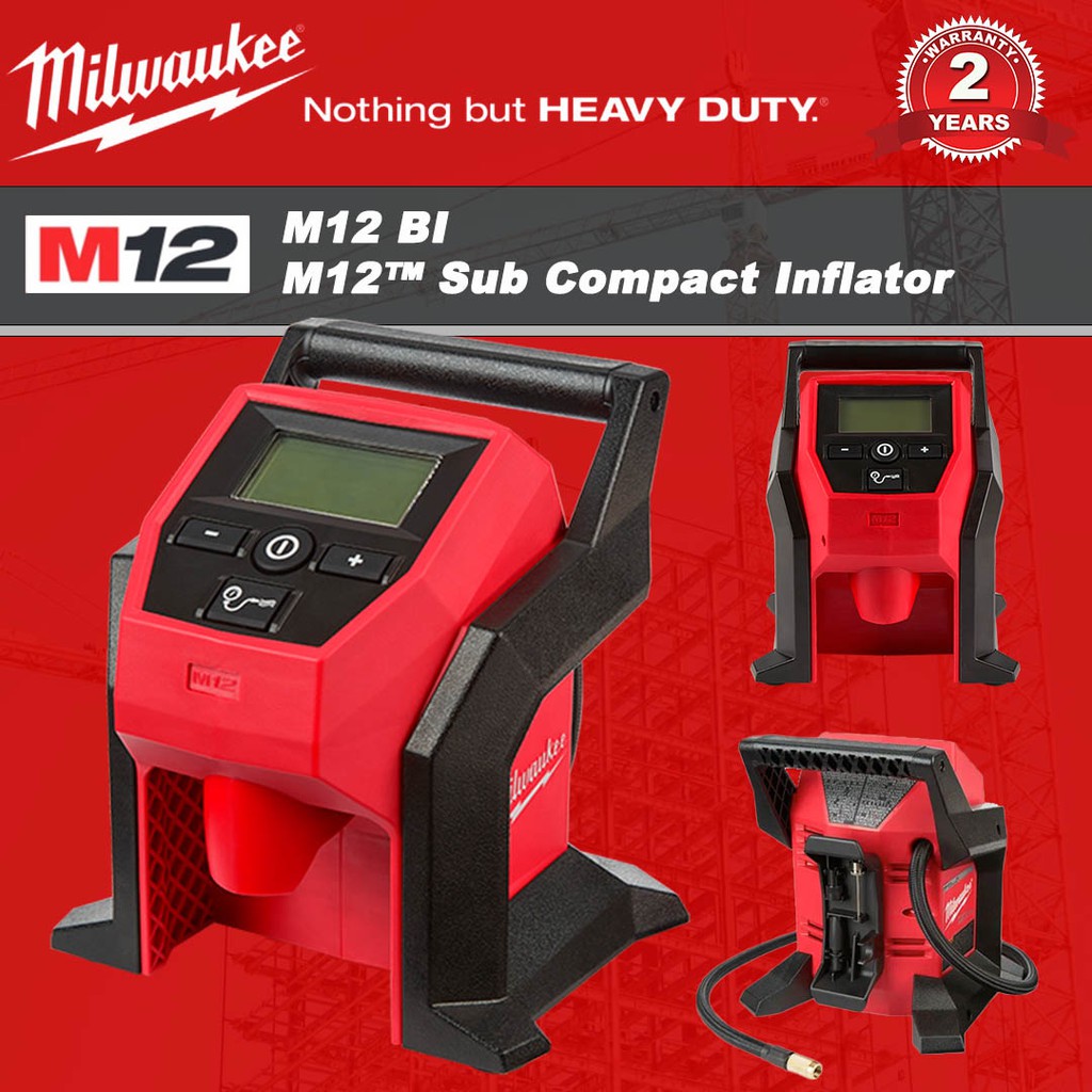 Milwaukee M12-BI M12™ Sub Compact Inflator | Shopee Malaysia