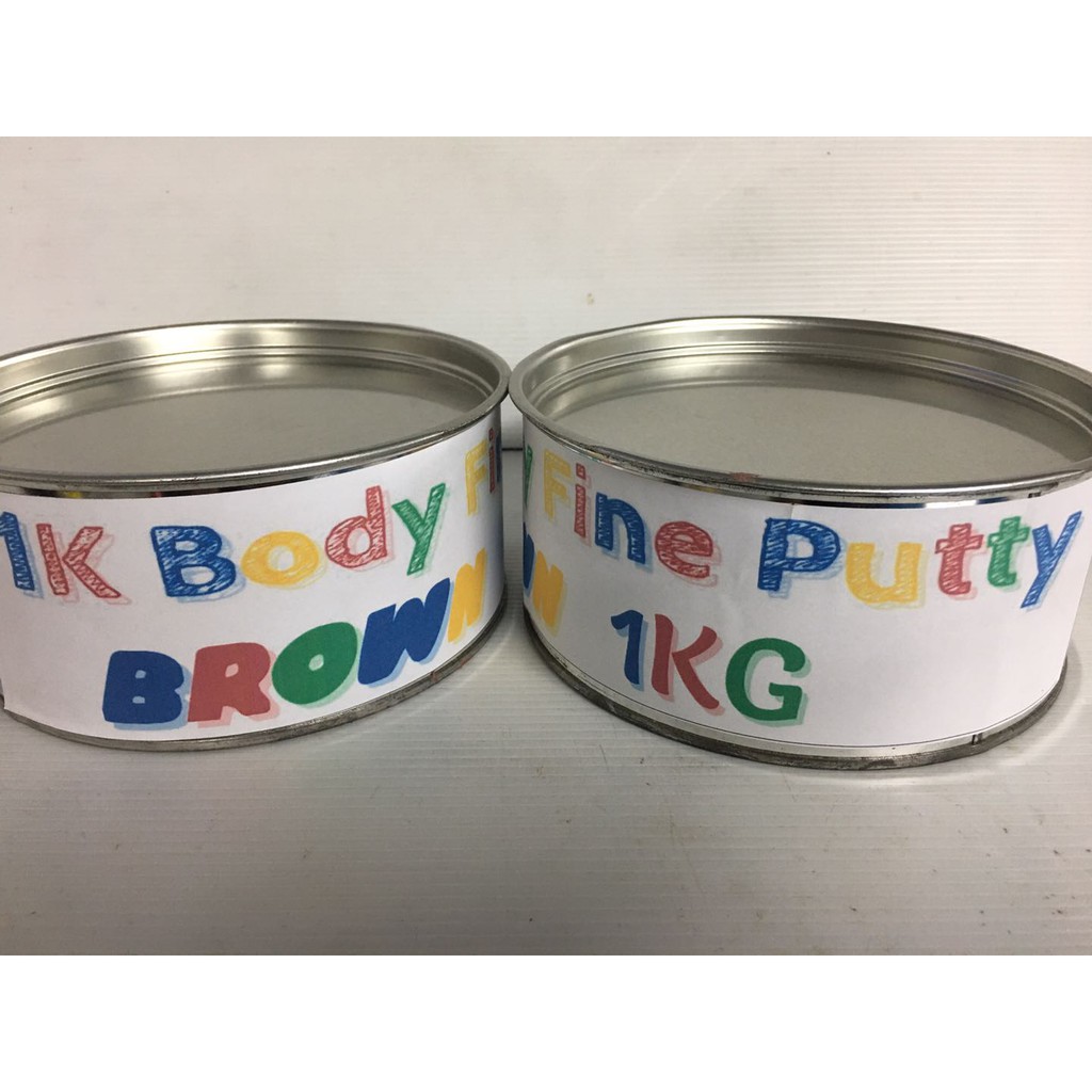 1K Body Fine Putty - BROWN (1KG) | Shopee Malaysia