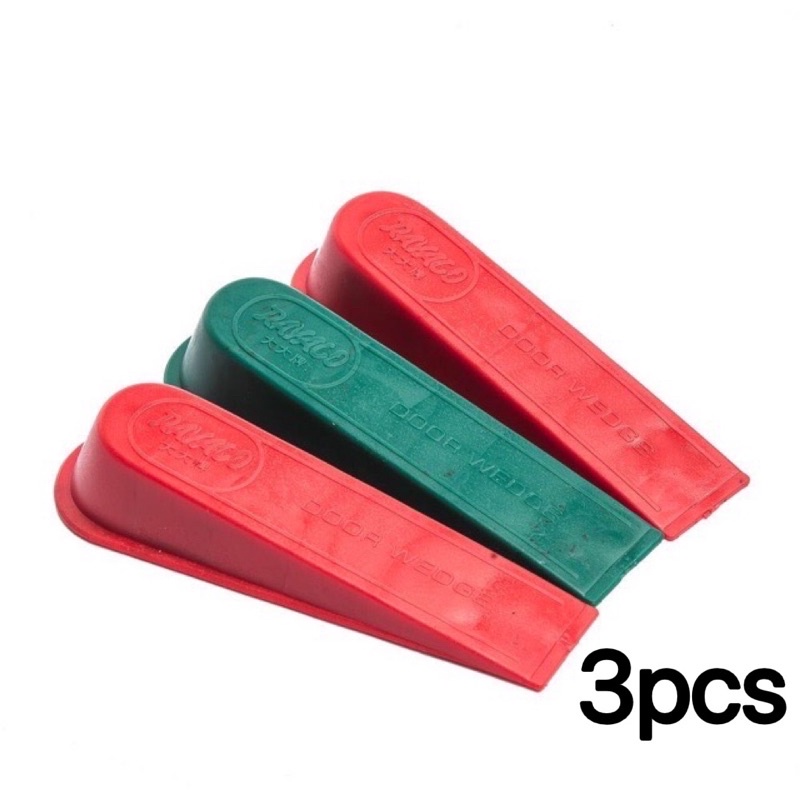 RAYACO 3pcs Small Rubber Door Wedge / Door Stopper / Getah Stoper Pintu ...