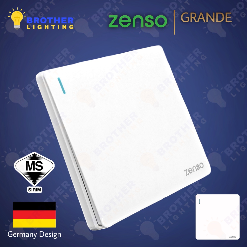 [SIRIM] Zenso Grande Socket and Wall Switche Slim Modern Switch Design ...