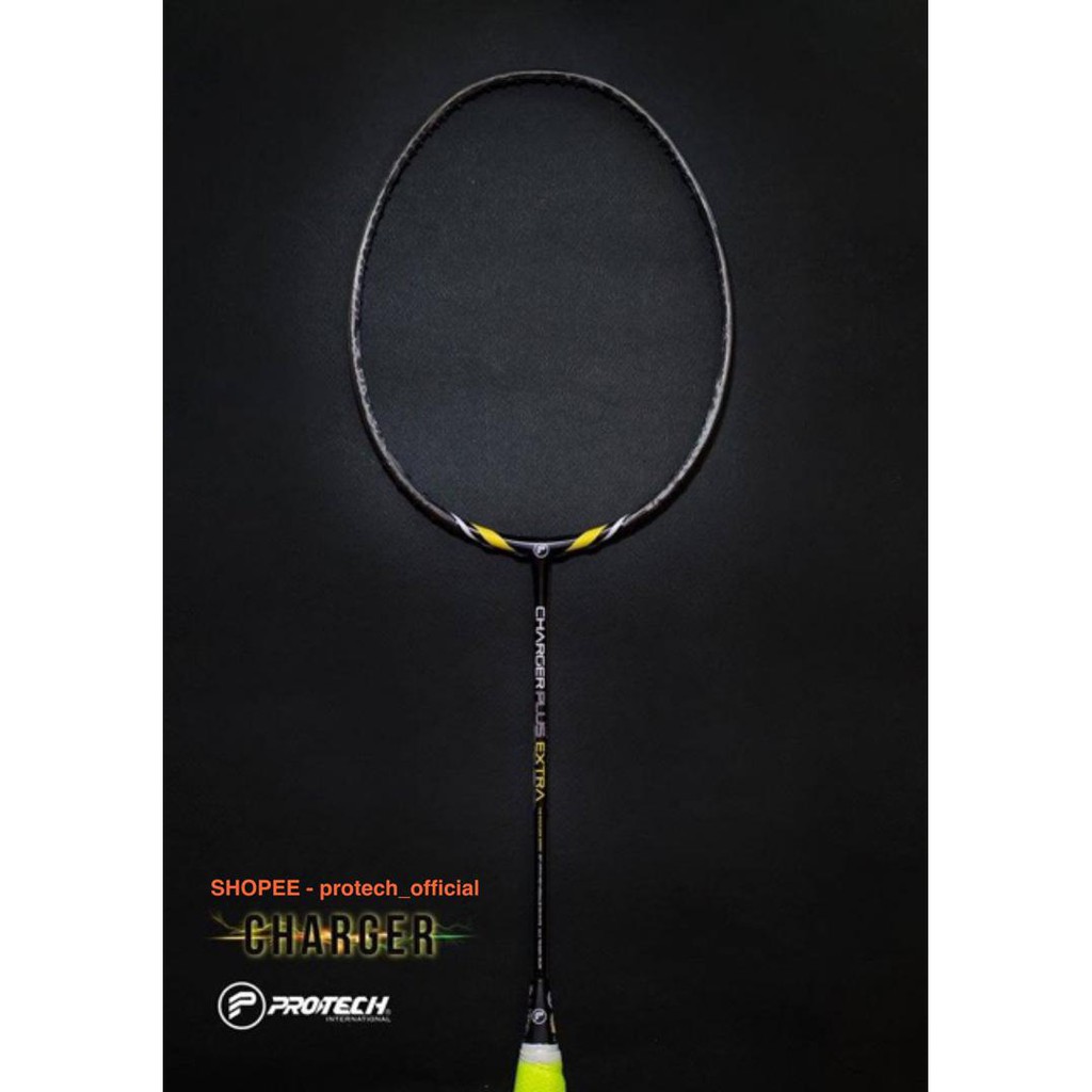 PROTECH CHARGER PLUS / CHARGER PLUS EXTRA RACKET RACQUET (FREE GRIP ...