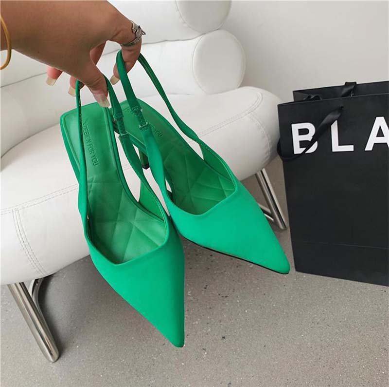 kasut dinner glitter SWEETC Kasut raya perempuan Raya Heels 2024 kasut ...