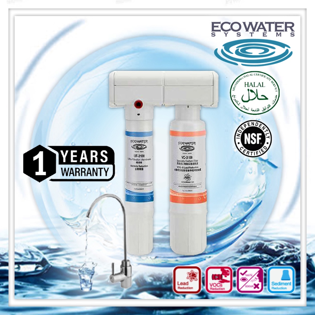 EcoWater 830VC Indoor Water Filter With Halal Certificate (Free ...