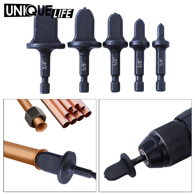 [ Manual Swaging Tool 1/4 3/8 1/2 5/8 3/4 Portable Pipe Flaring Tool ...
