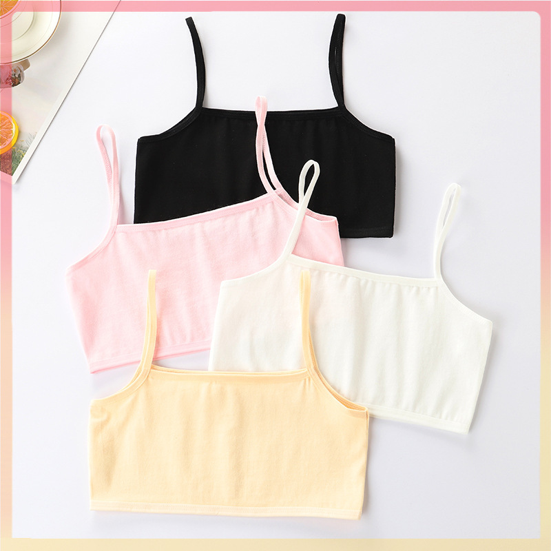 (9-16 Y) Soft and breathable girl bra, baby bra, youth anti-peeping bra ...