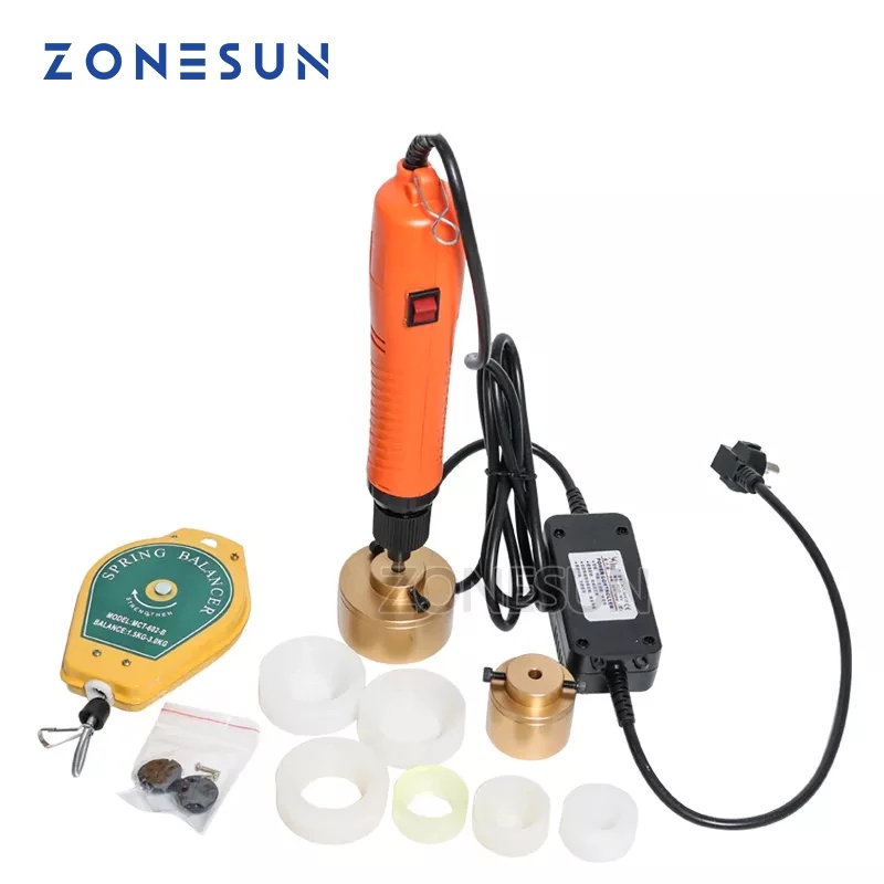 ZONESUN 160W Large Capping Machine Handheld Electric Tightener Screwing ...