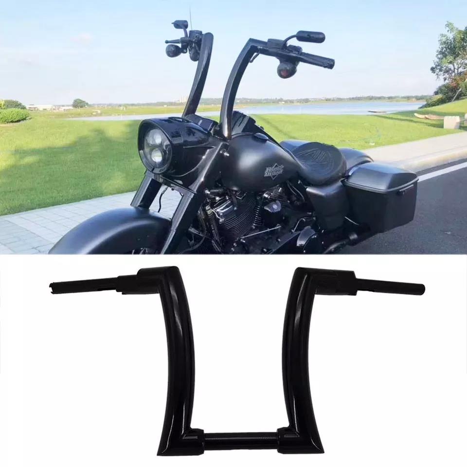 Motorcycle 12" 14" 16" Bar Handlebars for Harley Dyna Softail Fat Boy ...