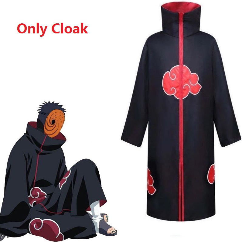 HOT Children/Adults Anime Cosplay Costume Naruto Akatsuki Cloak Robe ...