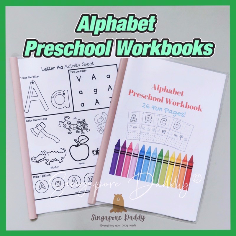 SG Local Alphabet Workbook Educational Worksheets/Children Preschool ...