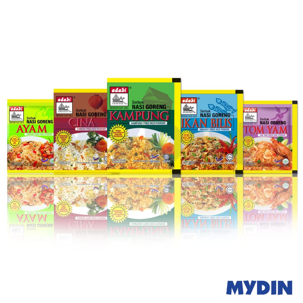 ADABI Serbuk Nasi Goreng - 5 Flavors (17g) | Shopee Malaysia
