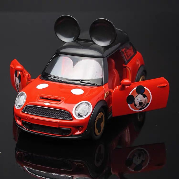 Die Cast Mickey car Motor Minnie Alloy Diecast cat Mainan Kereta Besi ...