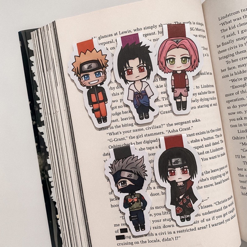 Naruto Magnetic Bookmark | Bookmark | Shopee Malaysia