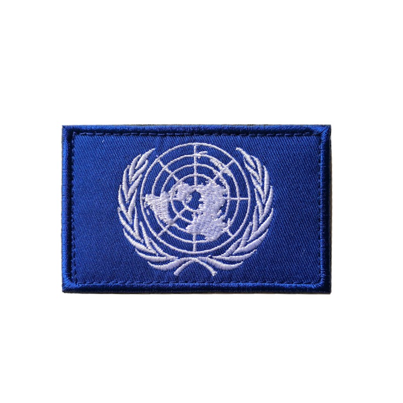 United Nations Badge 3D Luminous Pvc Tactical Patch Battle Armband Army ...