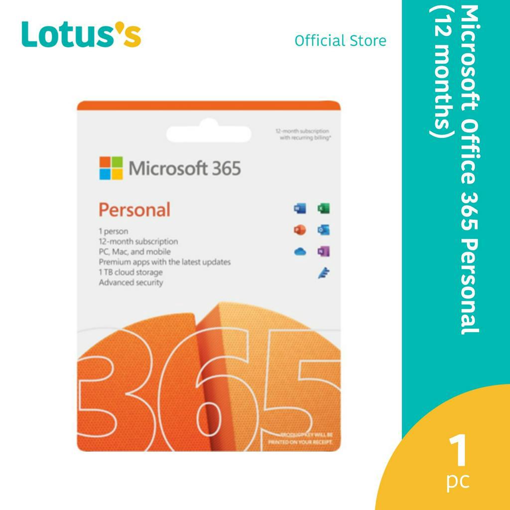 Microsoft Office 365 Personal 12 Month ESD QQ2-00003 | Shopee Malaysia