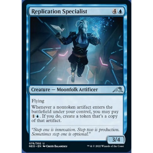 Replication Specialist | [NEO][U][{4}{U}][Creature][MTG Singles ...