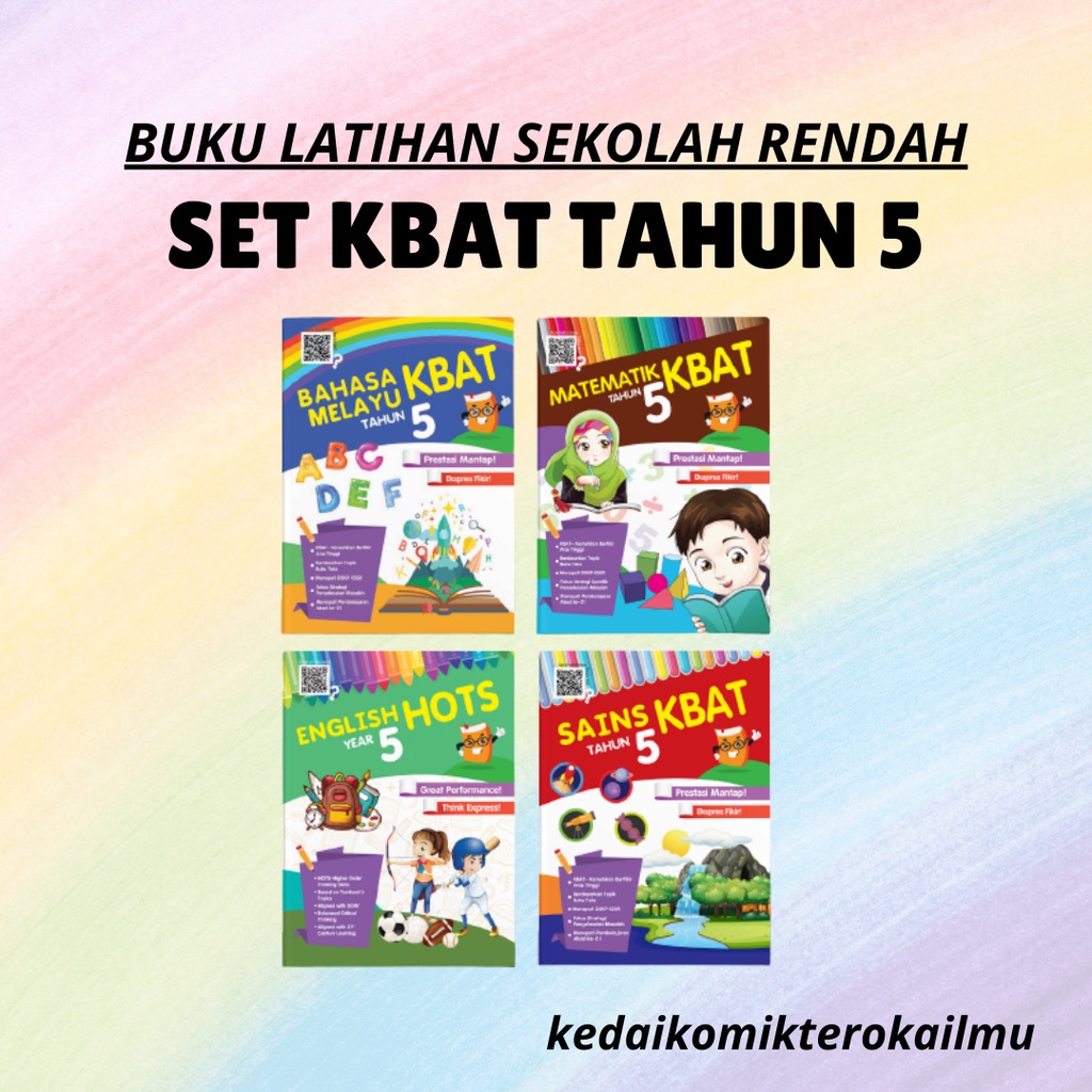 Aras Mega - Buku Latihan Sekolah Rendah Tahun 5 Set KBAT Tahun 5 | buku ...