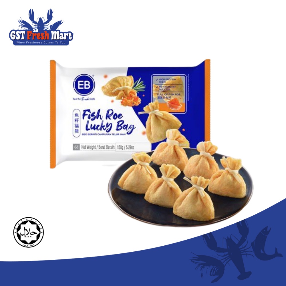 FROZEN EB FISH ROE LUCKY BAG 150GM/PKT 鱼籽福袋 - GST FRESH MART | Shopee ...