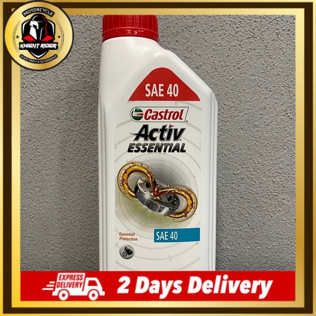 CASTROL ACTIV ESSENTIAL SAE-40 1 L MINYAK MOTOR | Shopee Malaysia