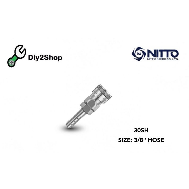 NITTO KOHKI 30SH HI CUPLA (HOSE BARB) | Shopee Malaysia