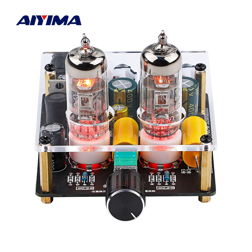 AIYIMA Audio 6A2 Tube Preamplifier HIFI Tube Stereo Preamp Bile Buffer ...