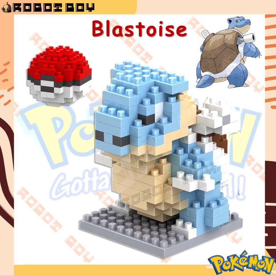 🔥Ready Stock🔥Pokemon Block Nano Block Building Block Toy Pikachu Charmamder Charizard Mewtwo ...