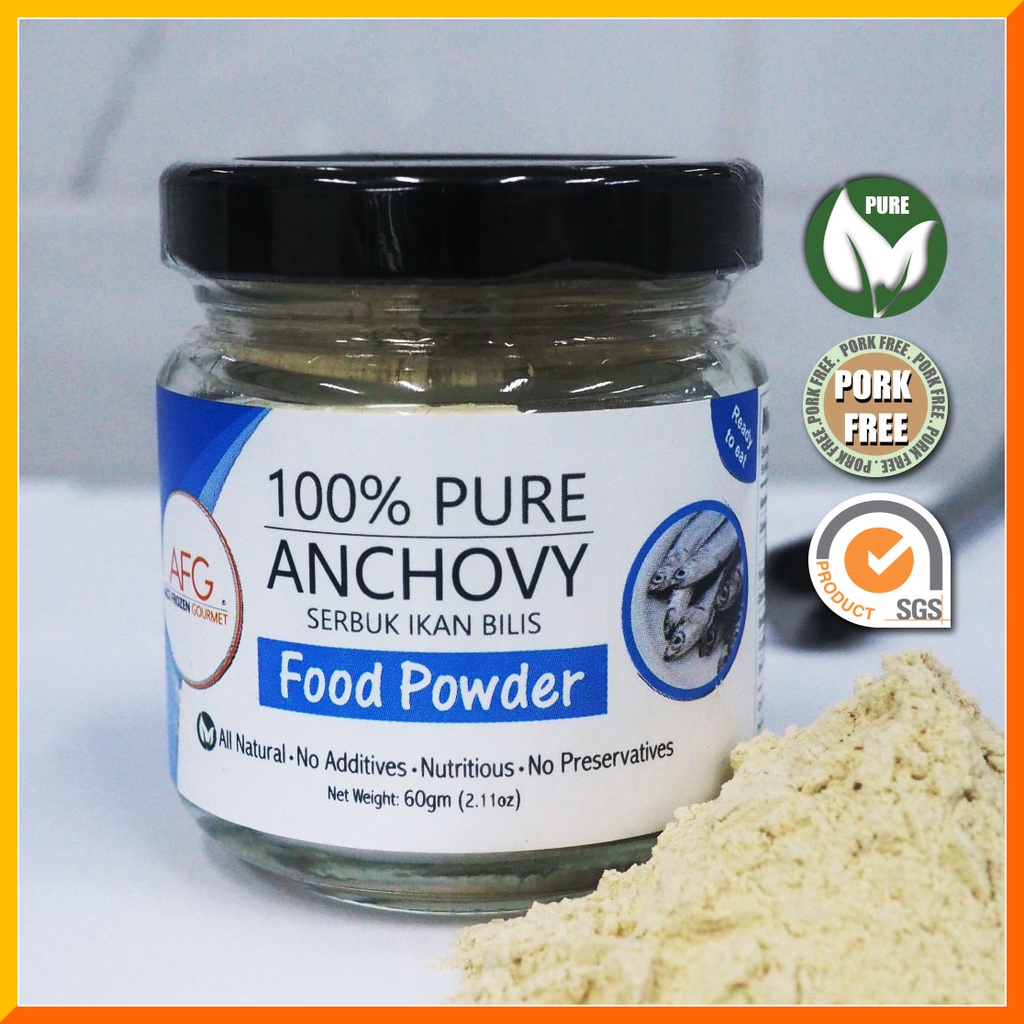 Anchovy Powder / Serbuk Bilis 60g Baby Food Powder [Ready Stock ...