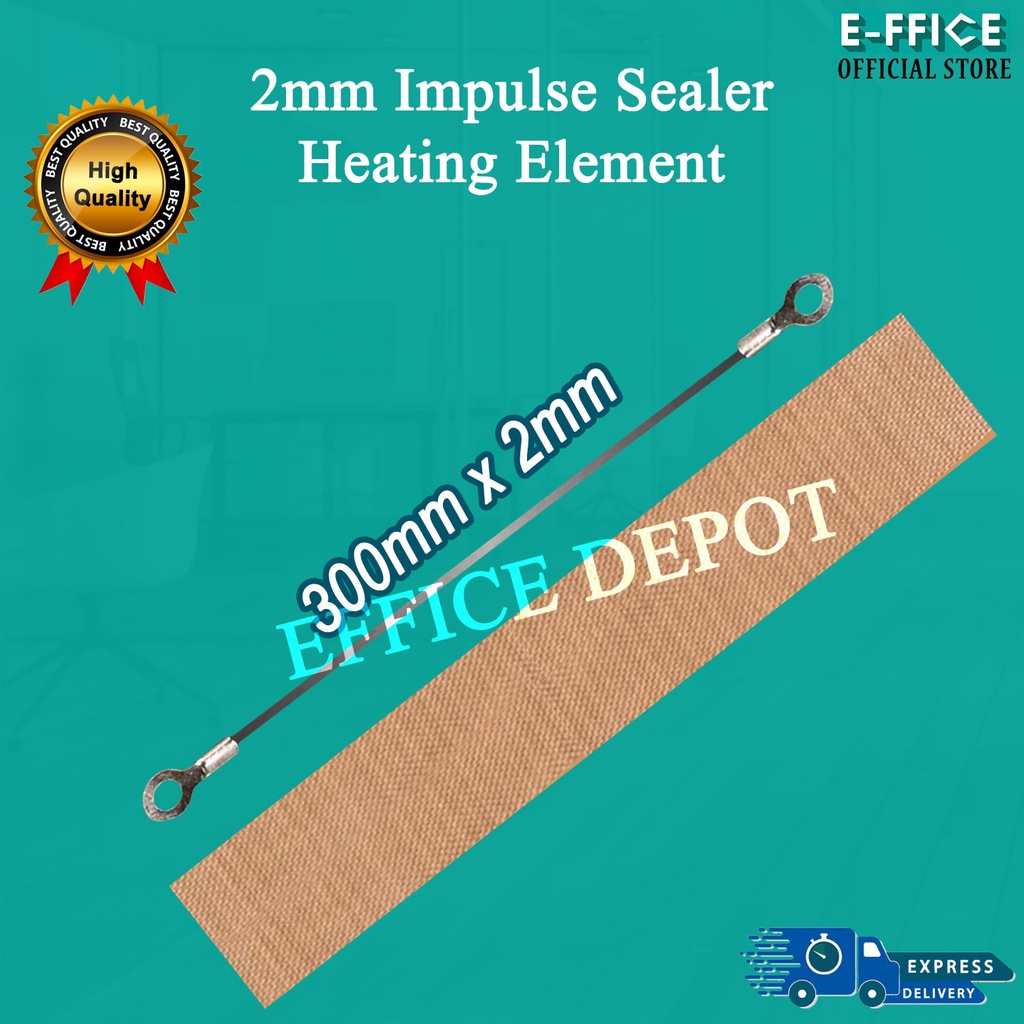 Effice Depot - 2mm 3mm 8mm Impulse Sealer Heating Element & Cloth ...