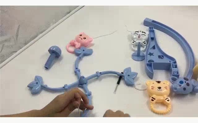 Baby Music Bed Bell Toy for Crib And Baby Cot With Music Box Hanging ...