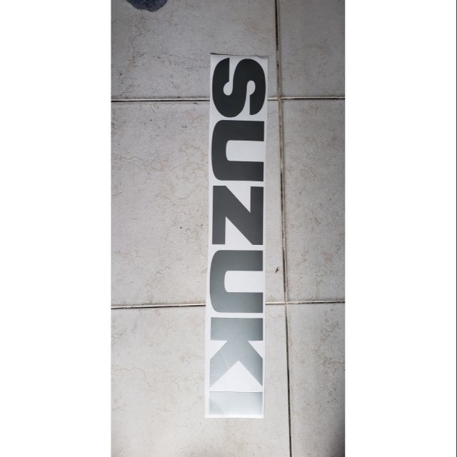 SUZUKI front bumper sticker 5 kg and 7 kg (black) | Shopee Malaysia