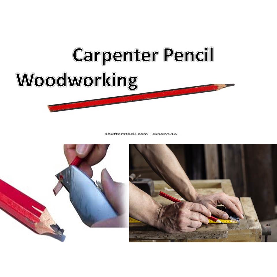 Carpenter Pencil / Pensil Tukang Kayu / Woodworking/Pencil Carpenter ...