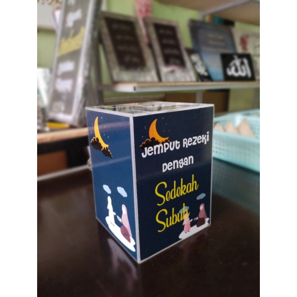 TABUNG MASJID/SURAU AKRILIK | ACRYLIC DONATION BOX FOR MOSQUE | PETI ...