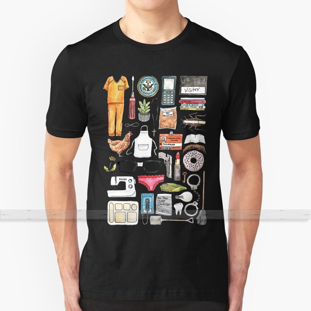 men t shirt Orange Is The New Black Oitnb Illustration Litchfield Piper ...