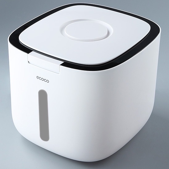 Ecoco 10Kg Rice Grain Storage Box Food Container Press Open Cup Bekas ...