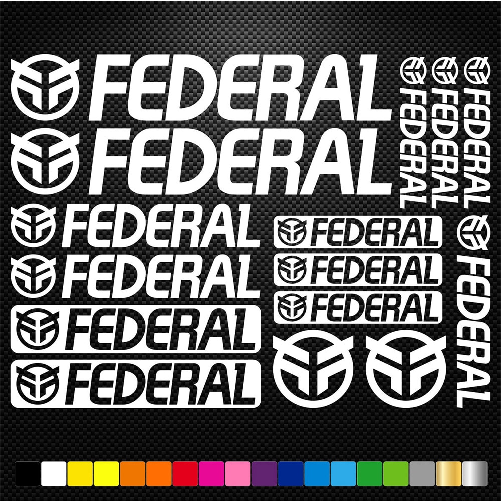 Fashion Federal logo bmx Vinyl Decal For Bike Frame Decor Stickers BMX ...