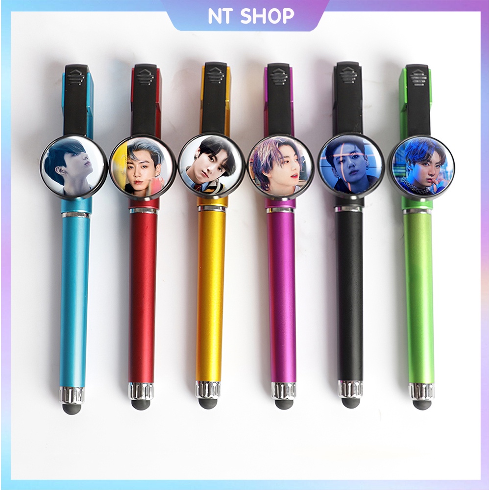 Bts JungKook 3 in 1 pen (pen+touch pen+phone holder) | Shopee Malaysia
