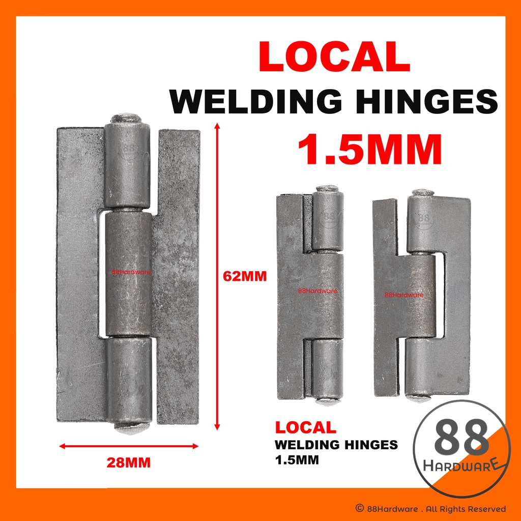 Butterfly Welding Hinges Metal / Ensel Welding Pintu / Ensel Besi ...